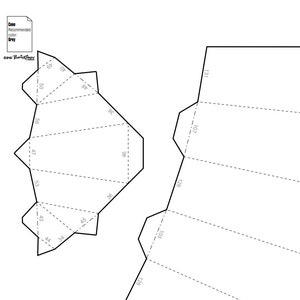 Witch Hat. Halloween 3d Paper Props, DIY Papercraft Layout, Digital ...