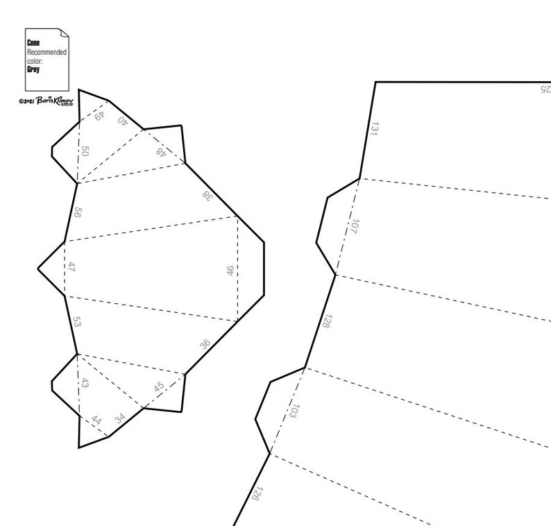 Witch Hat. Halloween 3d Paper Props DIY Papercraft Layout - Etsy