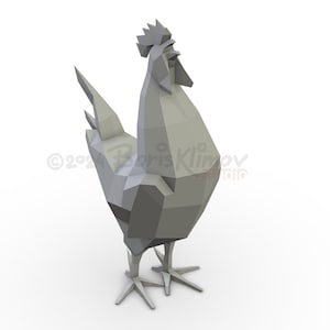 Rooster! Weld It Yourself With Digital Plan for Metal. Set of Digital ...