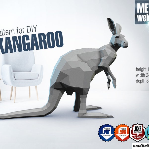 Low Poly Metal Dxf Files - Etsy