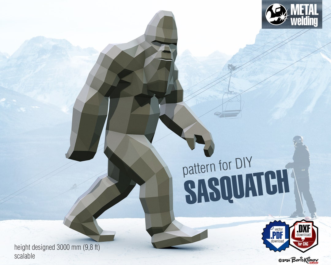 Sasquatch, Yeti or Big Foot! Weld It Yourself With Digital Plan for ...