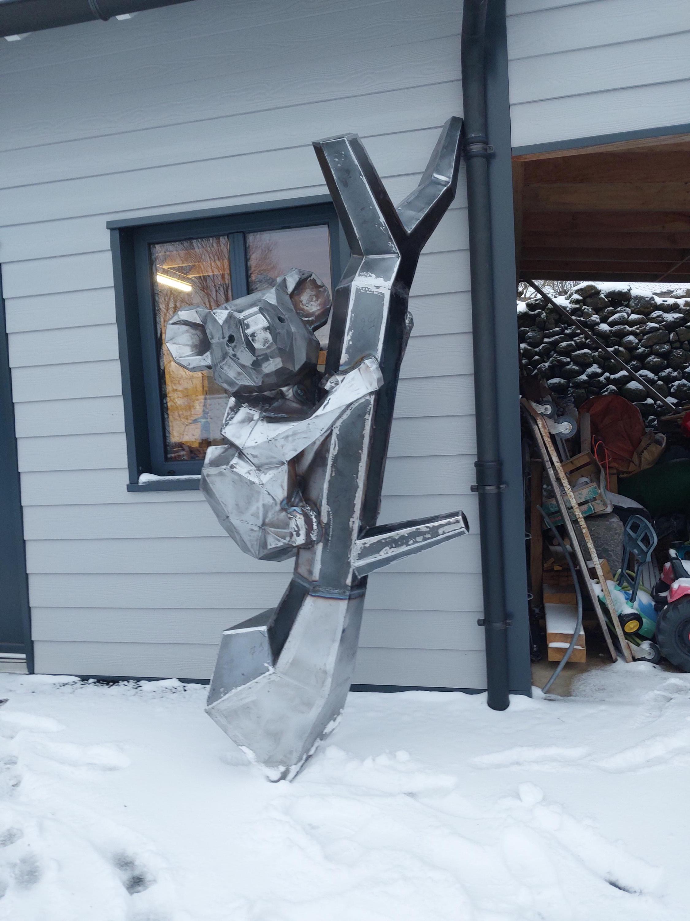 Koala on a Tree Branch! Weld It Yourself With Digital Plan for Metal ...