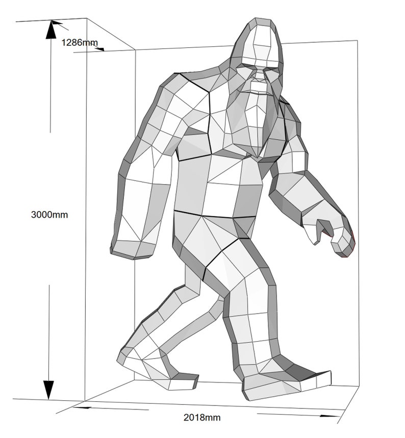 Weld a Sasquatch, Yeti, Bigfoot Welding Digital Plan (pdf, Dxf) - Etsy UK
