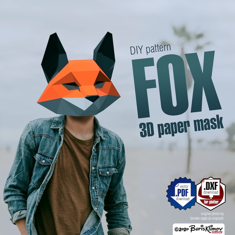 Fox Mask - Etsy