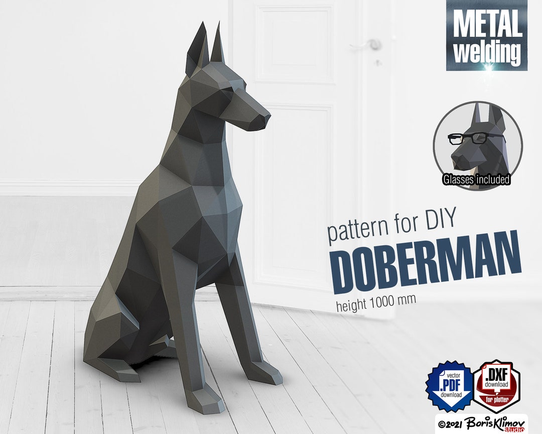 Doberman! Weld It Yourself With Digital Plan for Metal. Set of Digital ...