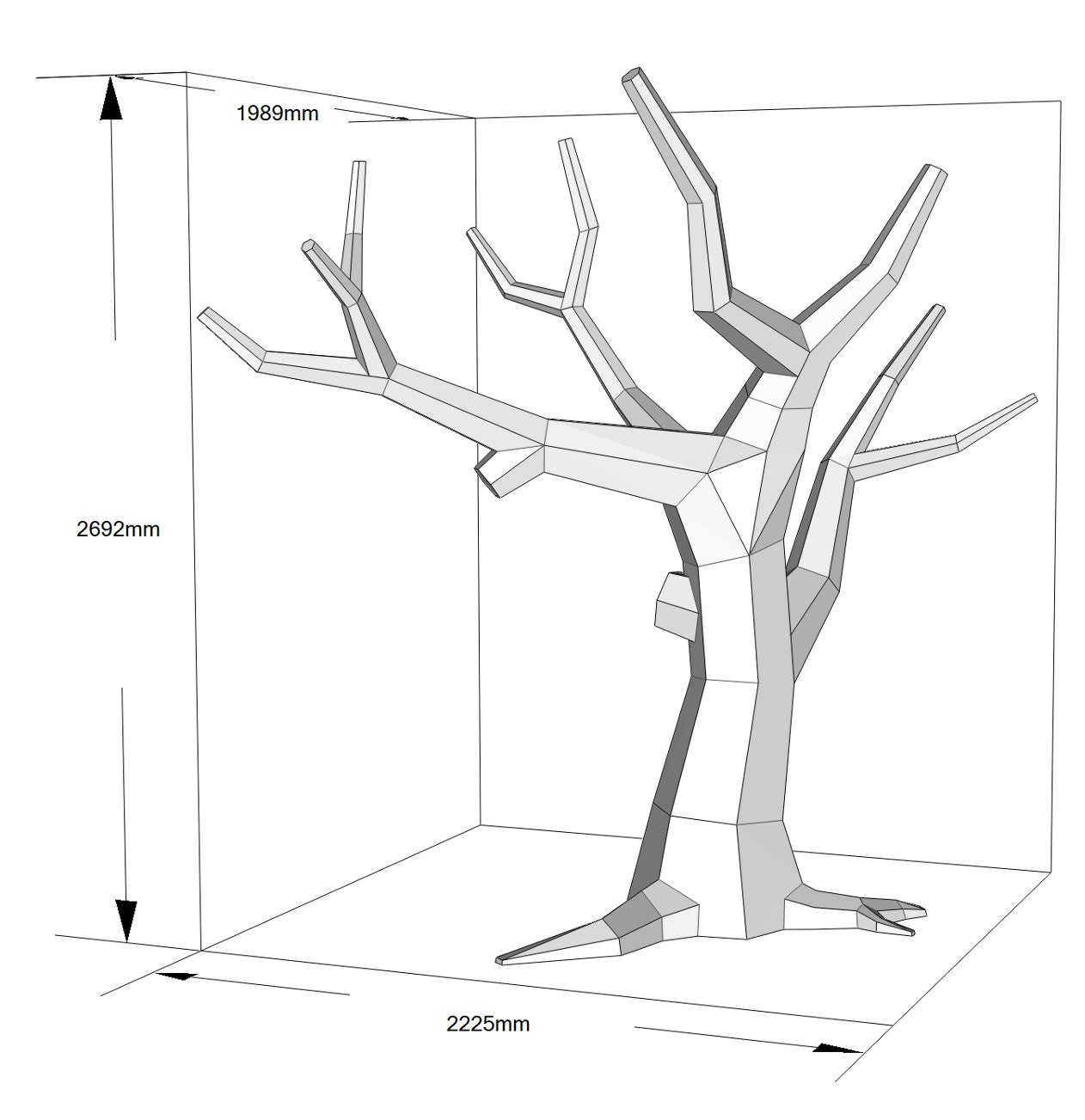 DIY Metal Tree Welding Plan: CNC Cutting Files (.pdf & .dxf) - Etsy