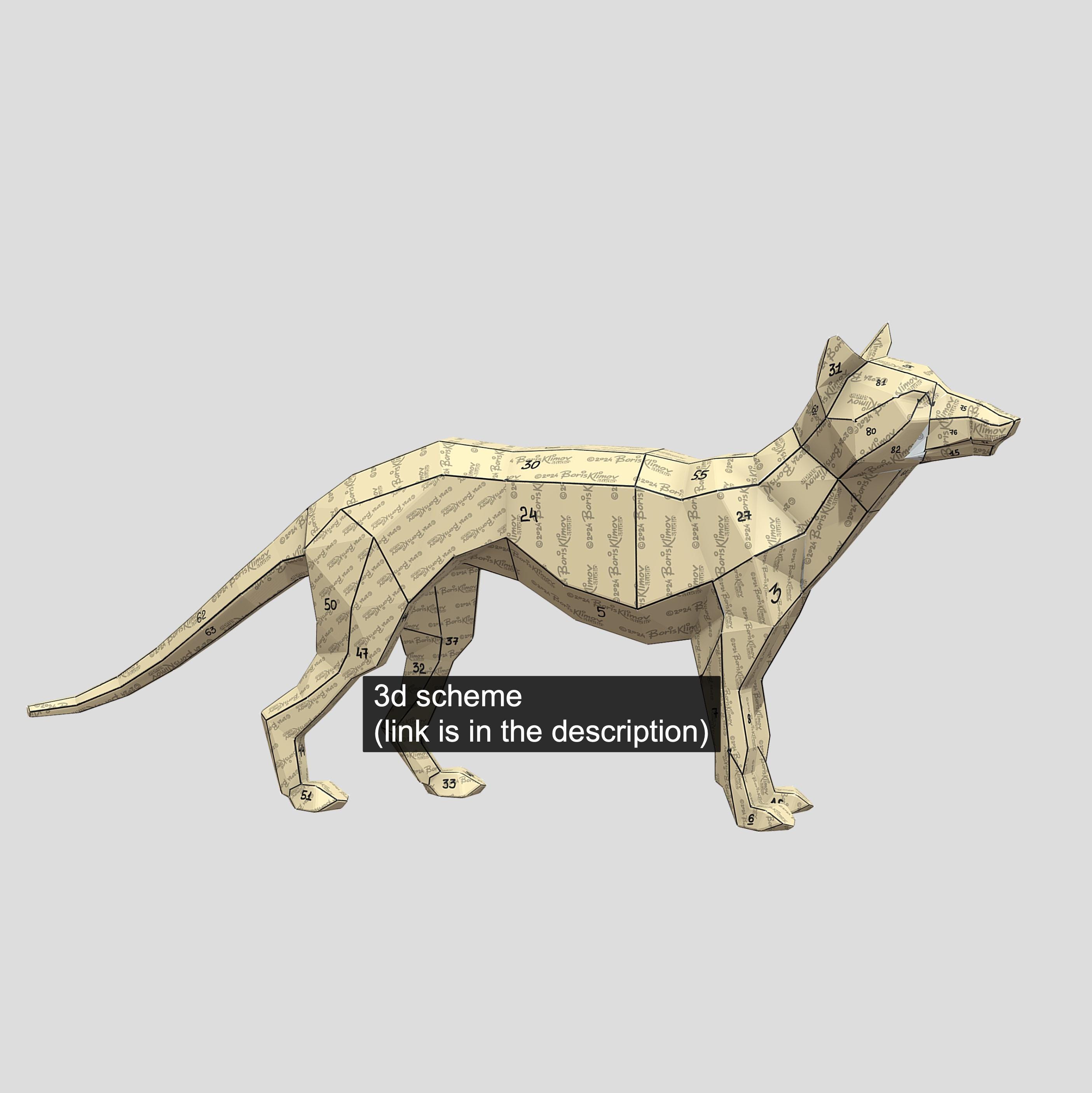 Thylacine, Tasmanian Tiger! Weld It Yourself With Digital Plan for ...