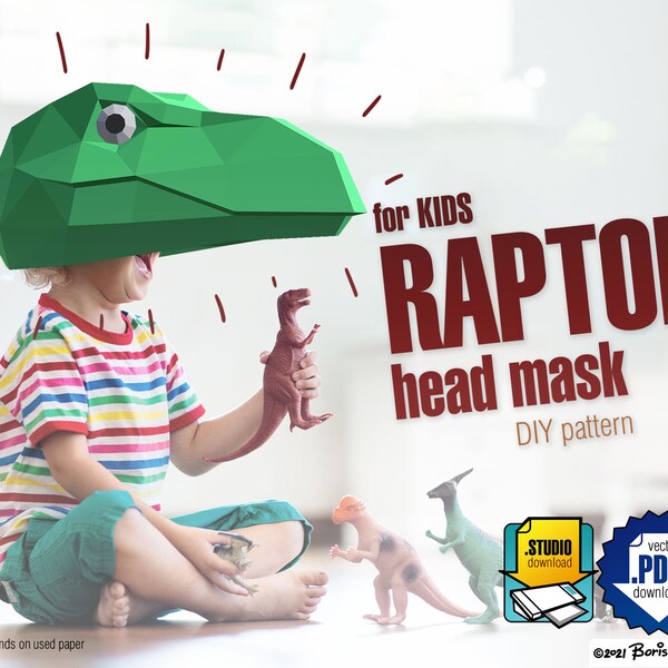 Velociraptor Mask - Etsy