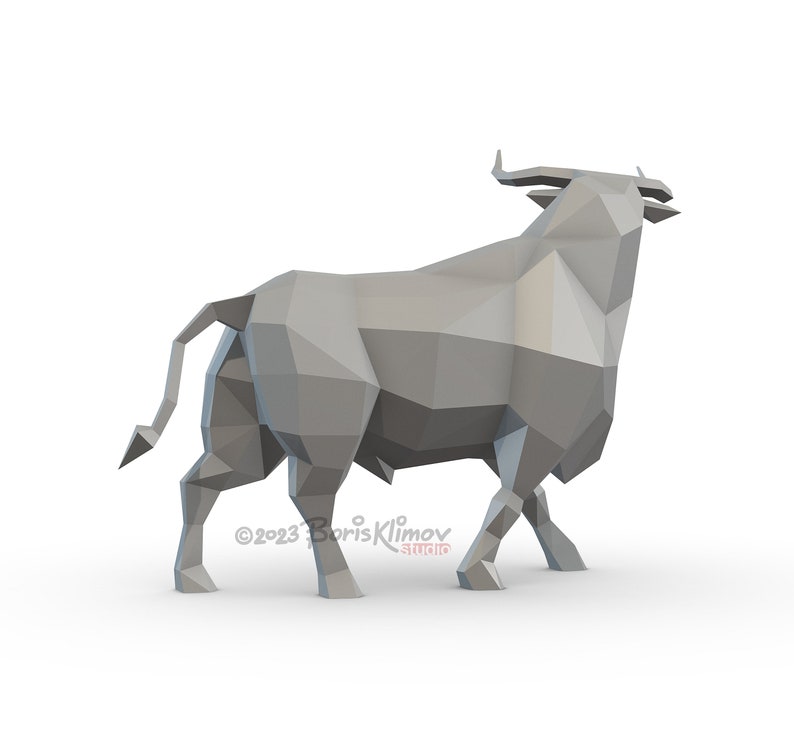 DIY Metal Bull Welding Project: CNC Cutting Digital Plan (pdf & Dxf) - Etsy