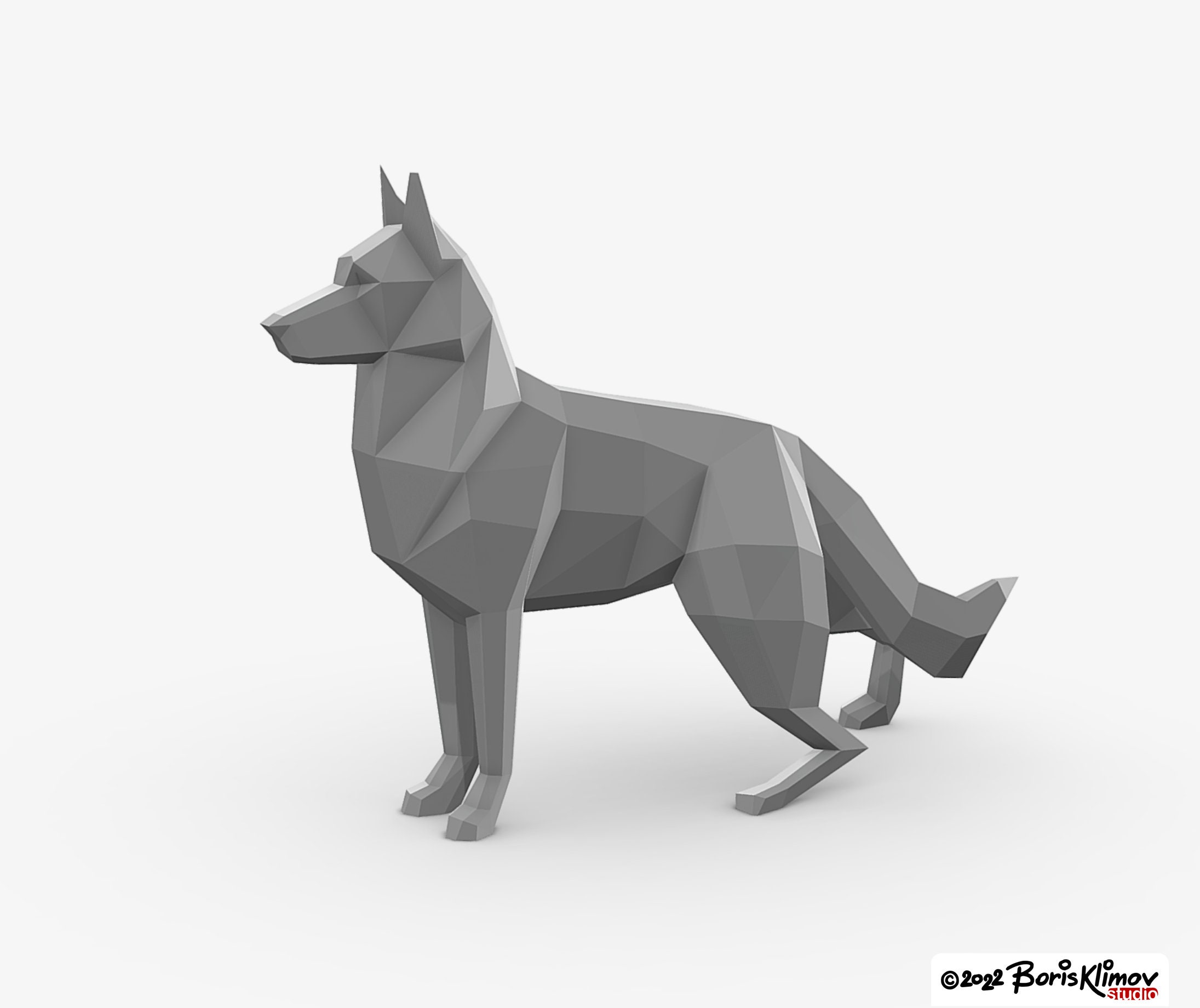 German Shepherd DIY 3d Sculpture Digital Pattern for Metal - Etsy UK