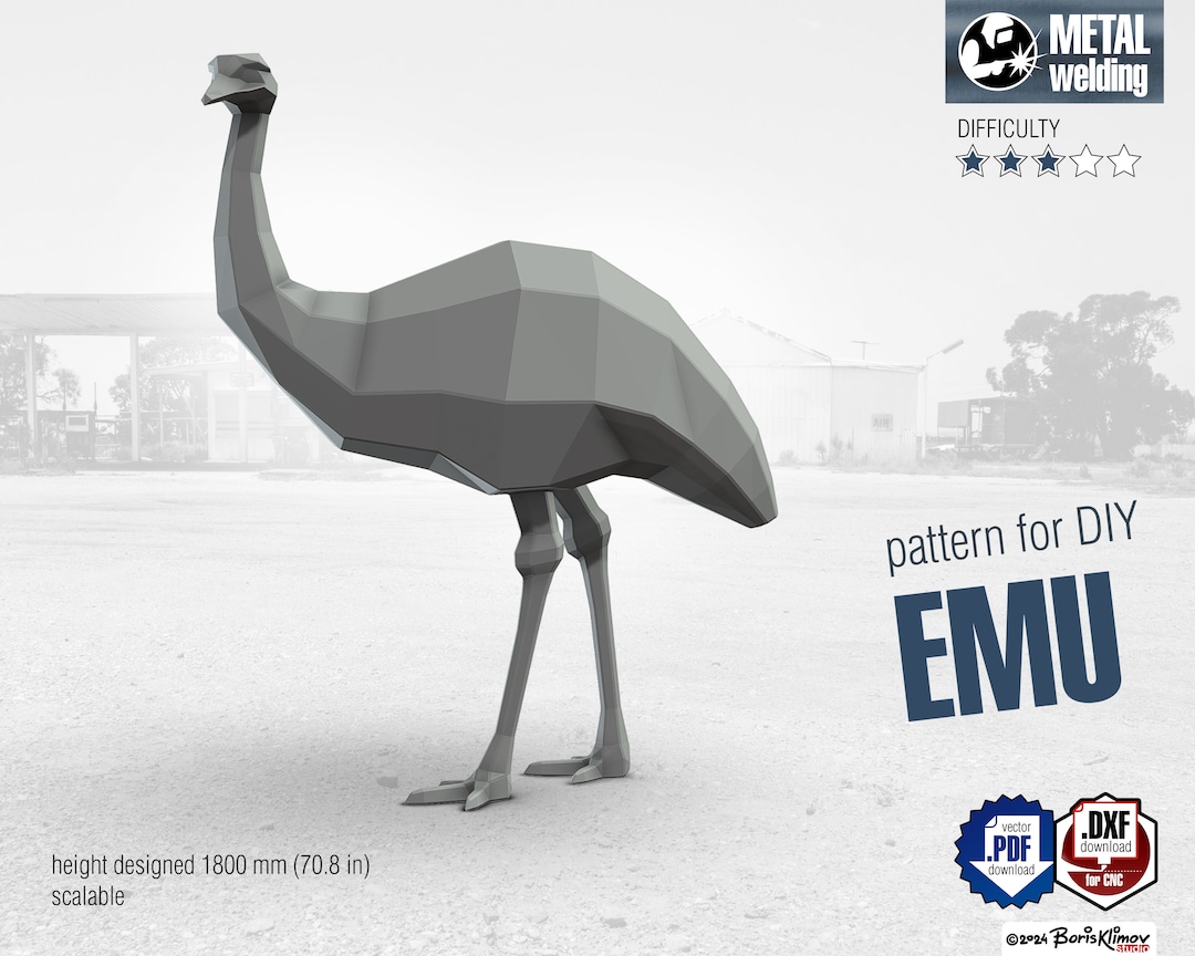 ¡Emu, el escudo de armas de Australia! Suéldelo usted mismo con el plan ...