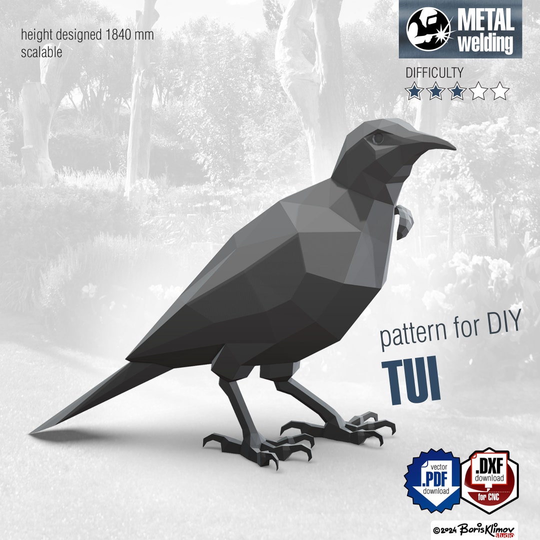 Tui! Weld It Yourself With Digital Plan for Metal. Set of Digital Files ...