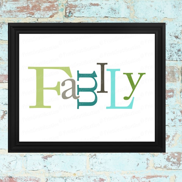 Family Word Art - Etsy