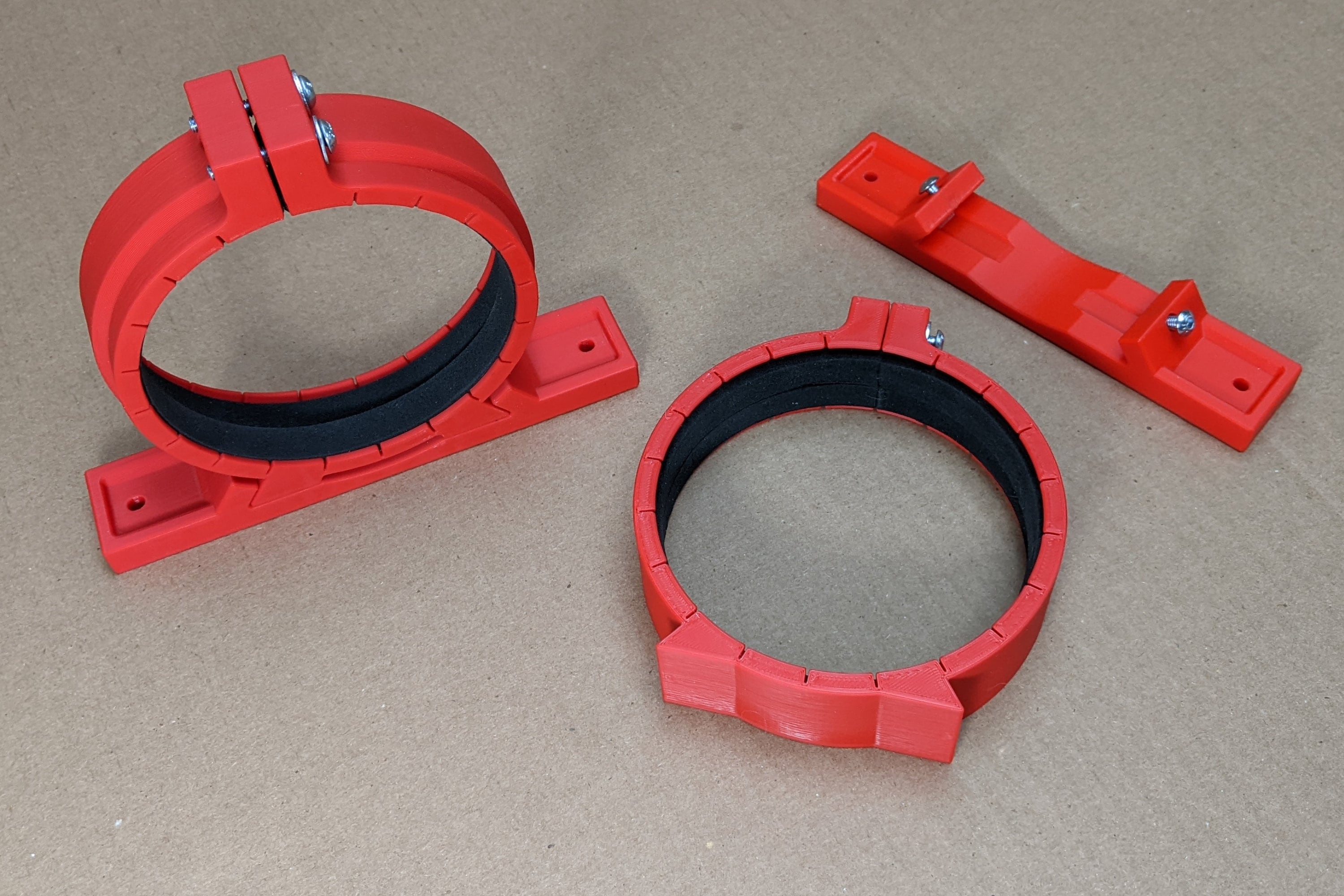 4 & 6 Inch PVC Pipe Gasket Clamp (3D File) - Etsy