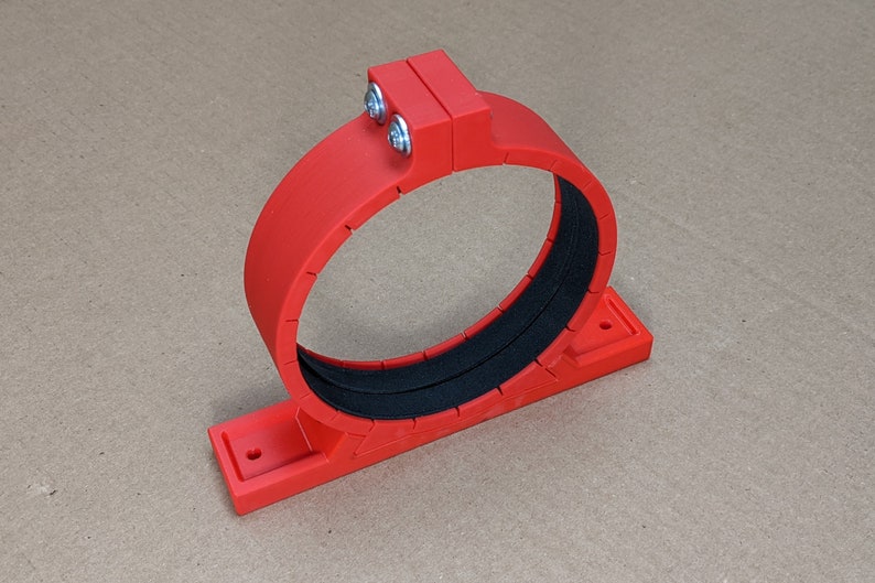 4 & 6 Inch PVC Pipe Gasket Clamp (3D File) - Etsy