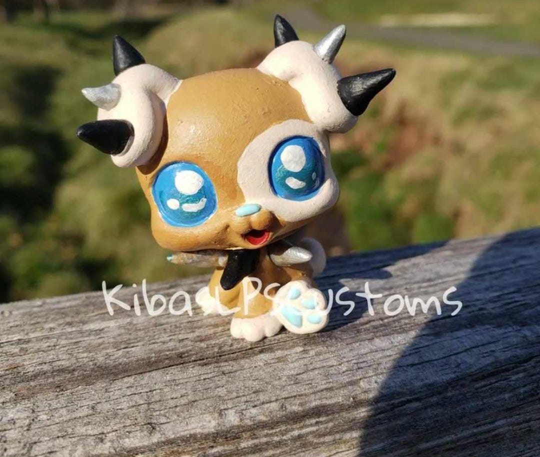 LPS Littlest Pet Shop Spiked Custom Puppy - Etsy