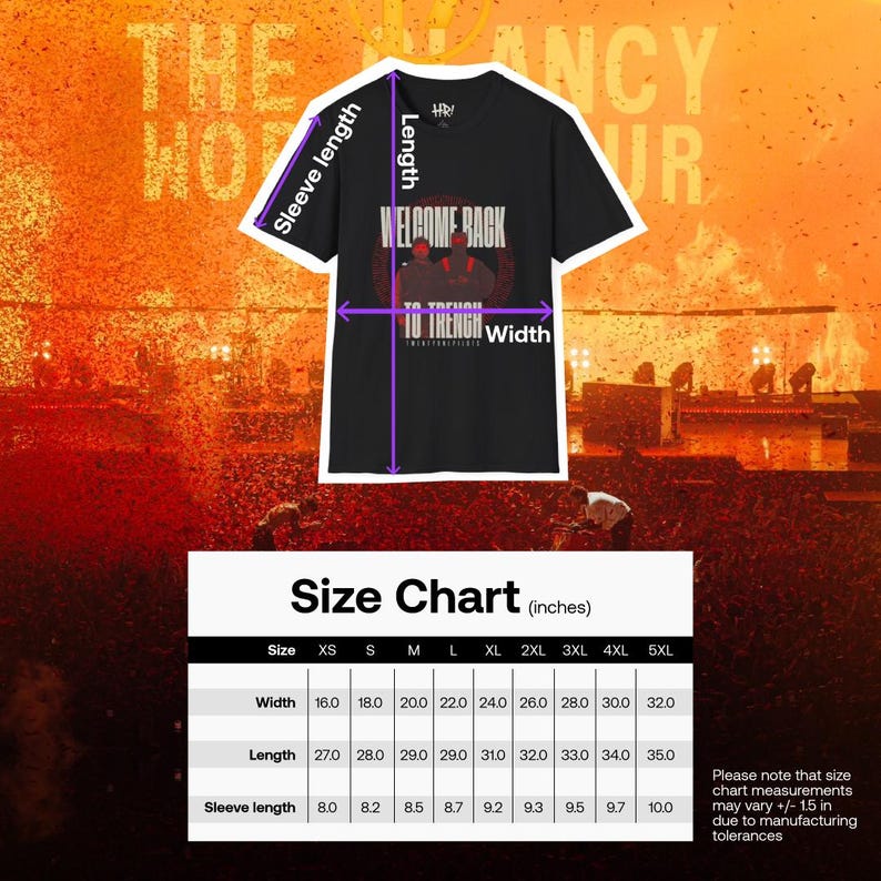 Rawfear Twenty One Pilots Inspired T-shirt for Breach Tour | Fan ...