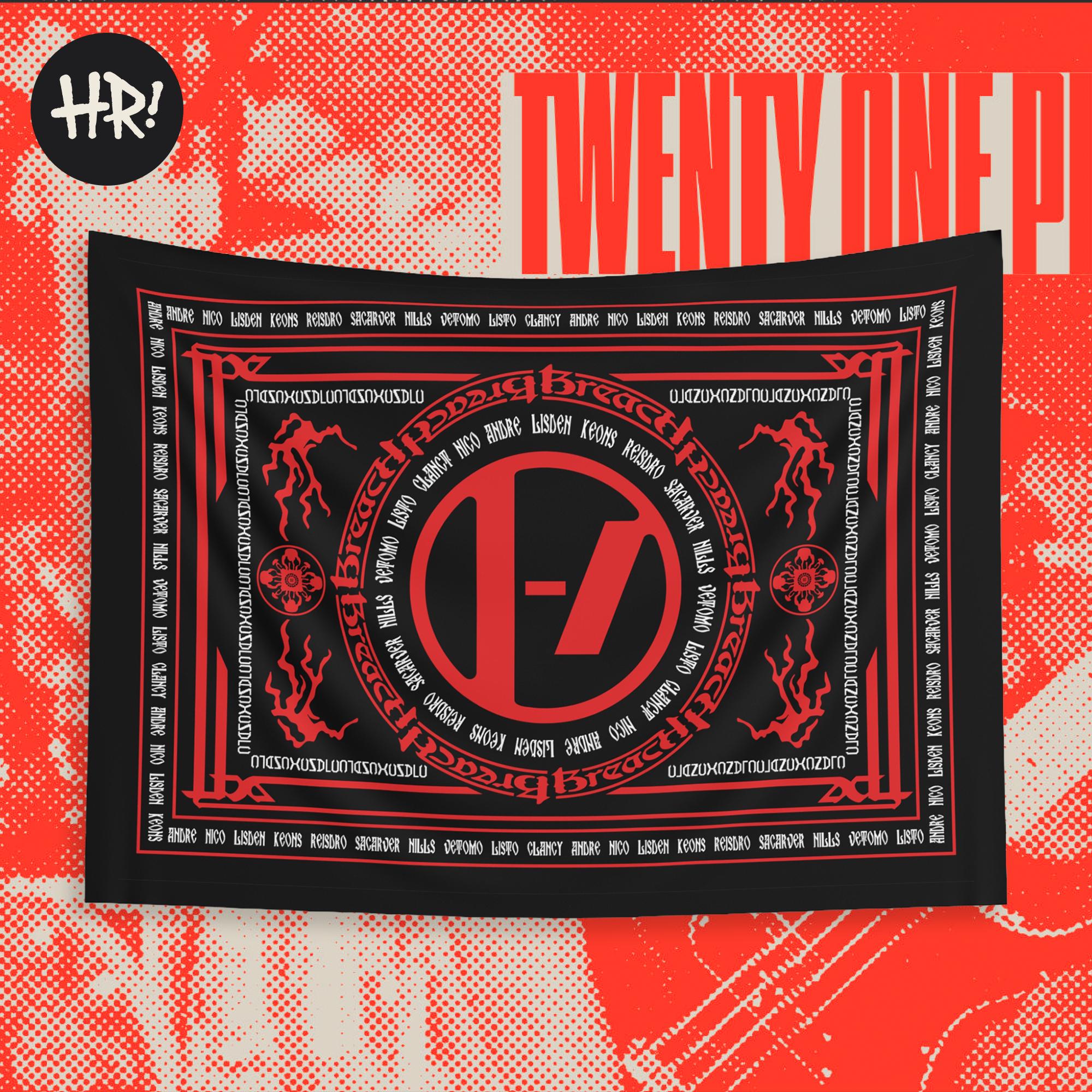 Twenty One Pilots Breach Wall Tapestry Concert Flag 36"x26"| Room ...
