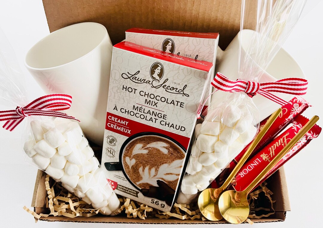Hot Chocolate for Two Gift Box | Gift Set, Cozy Gift, Couple Gift, Gift ...