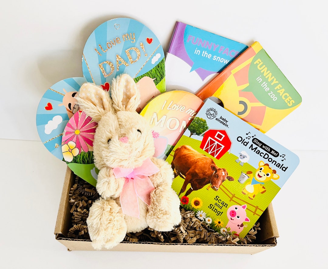 Baby Gift Babys First Library Gift Box Baby Gift Basket Baby - Etsy