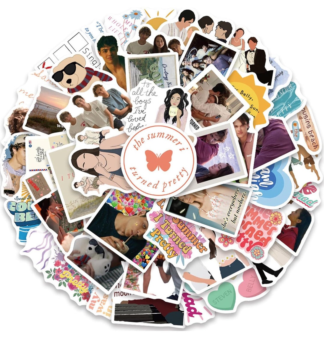 48 the Summer I Turned Pretty Stickers TV Show Teens Friends Decorate ...