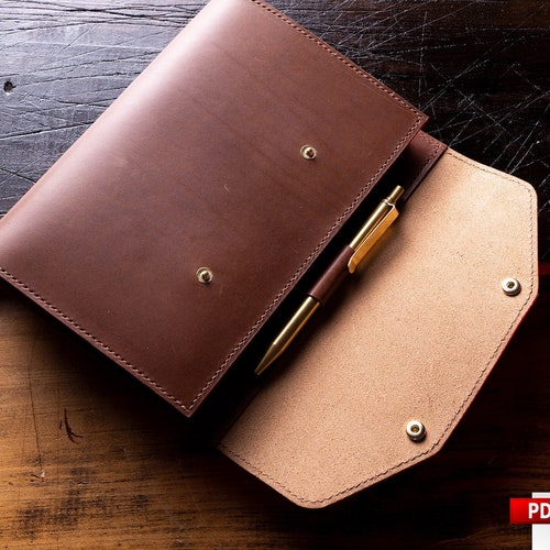 Leather Notebook A5 Pattern PDF Pattern Template Leather - Etsy