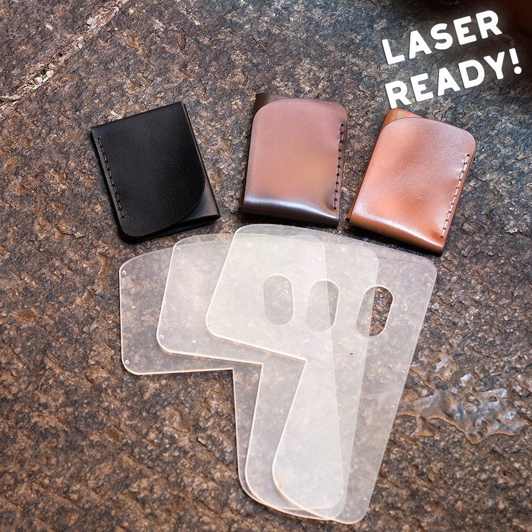 Leather Minimalist Wallet Digital Pattern for LASER CUTTING - Laser ...