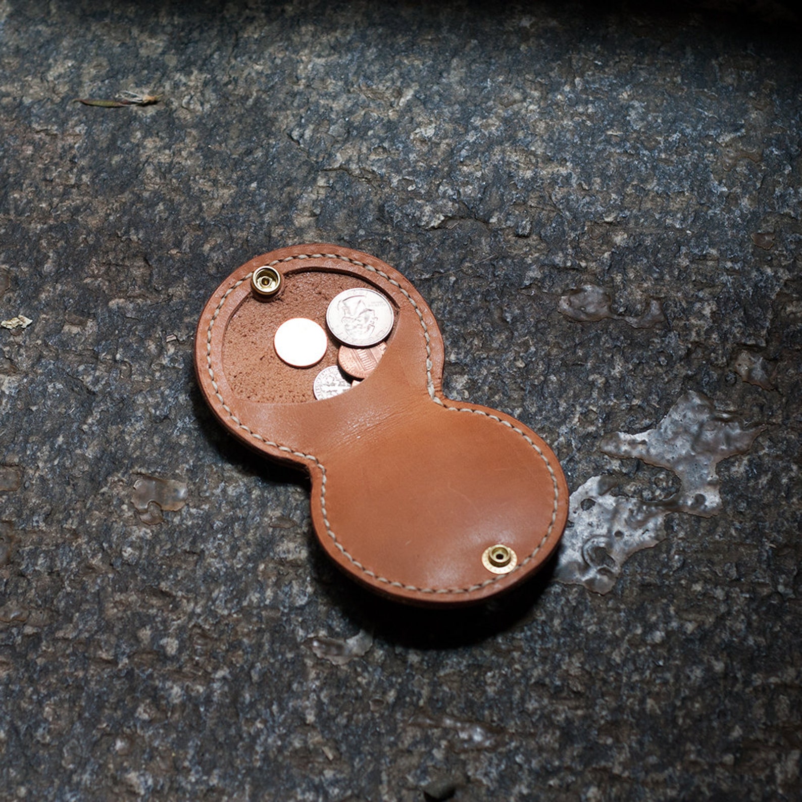 Leather Coin Pouch With Snap Closure Acrylic Template - Etsy