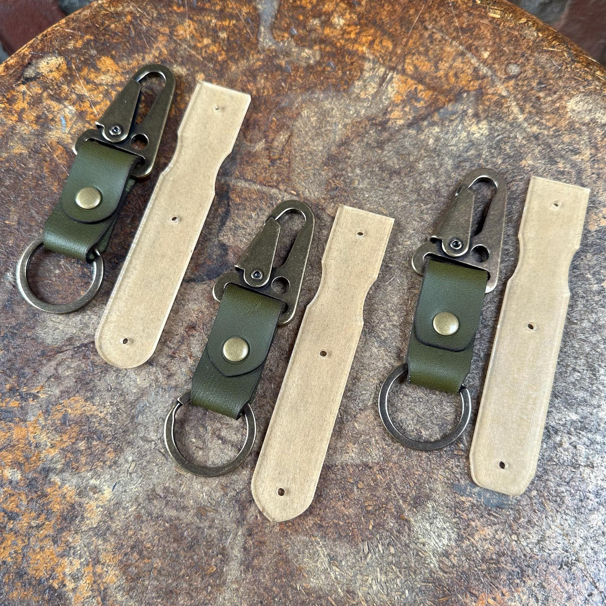 Leather Key Fobs and Keychains Pattern Set (PRINT READY Pdfs!) - Etsy