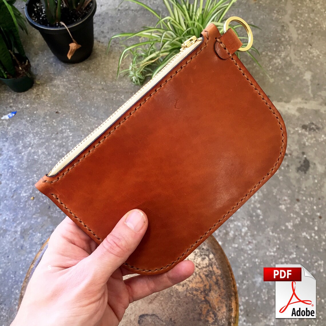 Medium Zipper Pouch Digital PDF Template - Etsy