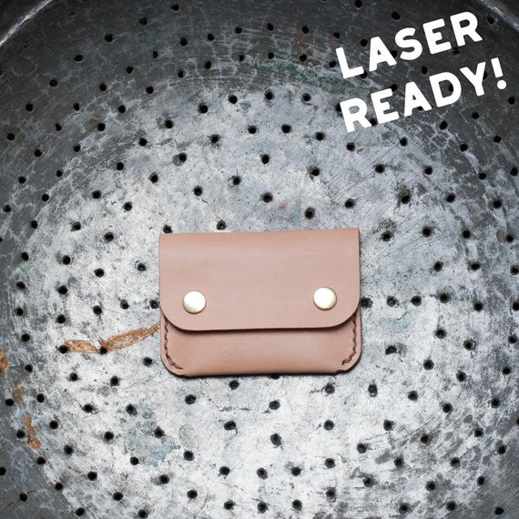 Leather Folded Snap Wallet Digital Pattern for LASER CUTTING - Etsy