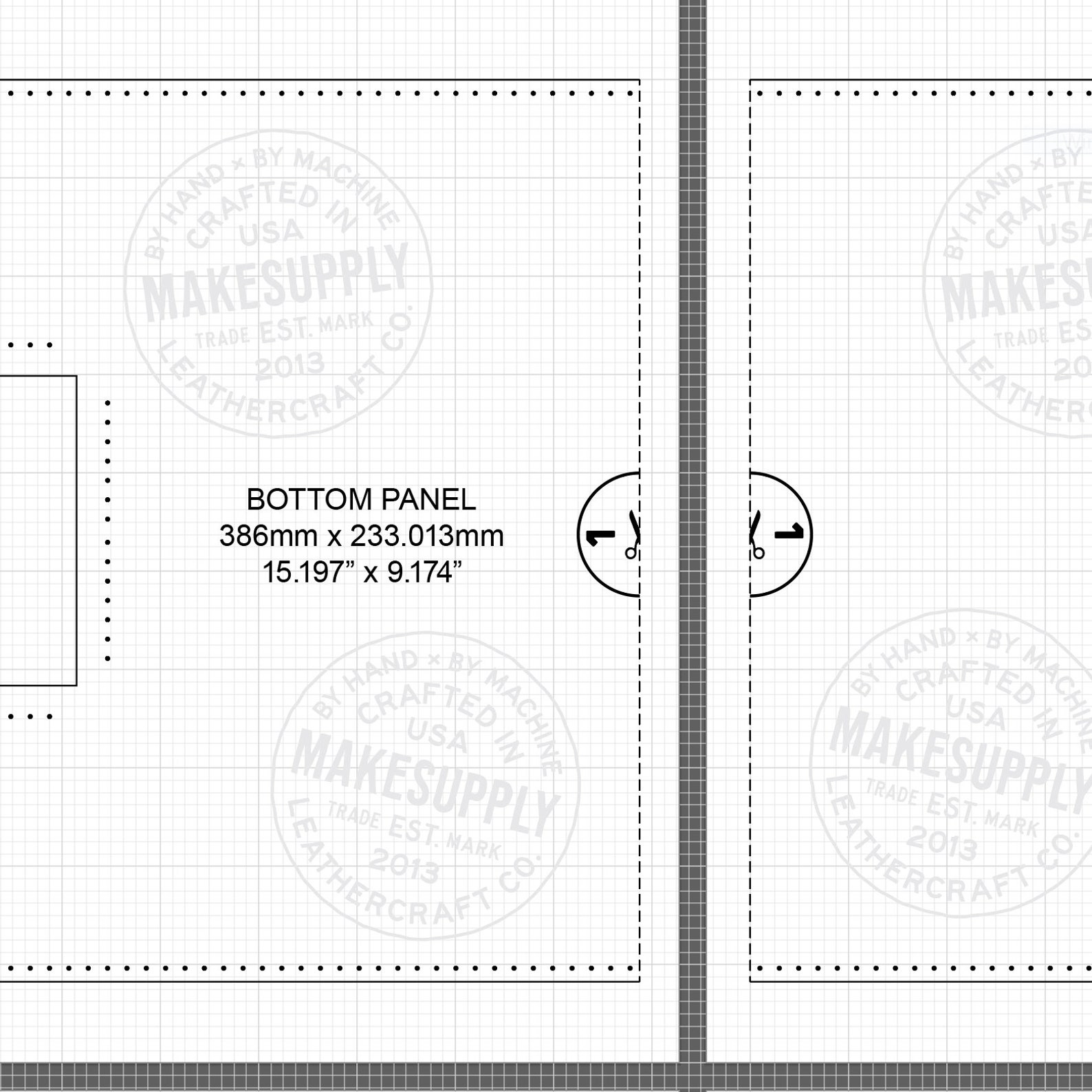 Simple Leather Tote Bag PDF Template Set Digital - Etsy