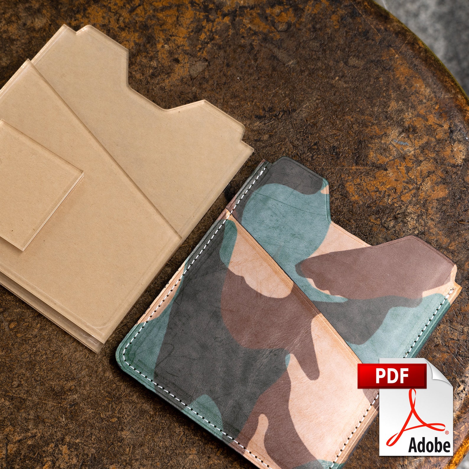Leather Passport Sleeve PDF Pattern - Digital PDF Template Set - Etsy