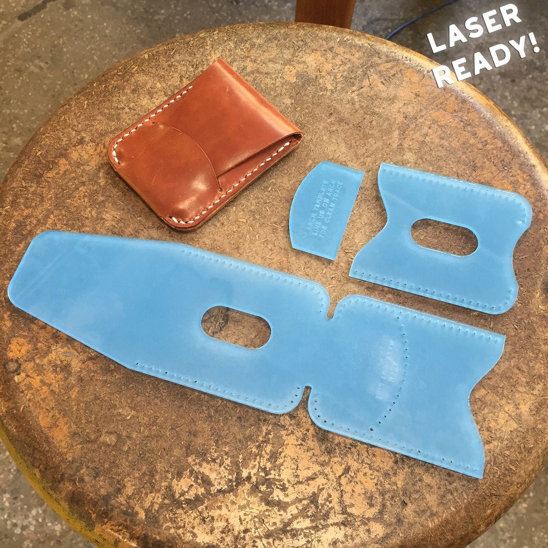 Leather Flap Wallet Digital Pattern for LASER CUTTING - Laser Ready ...