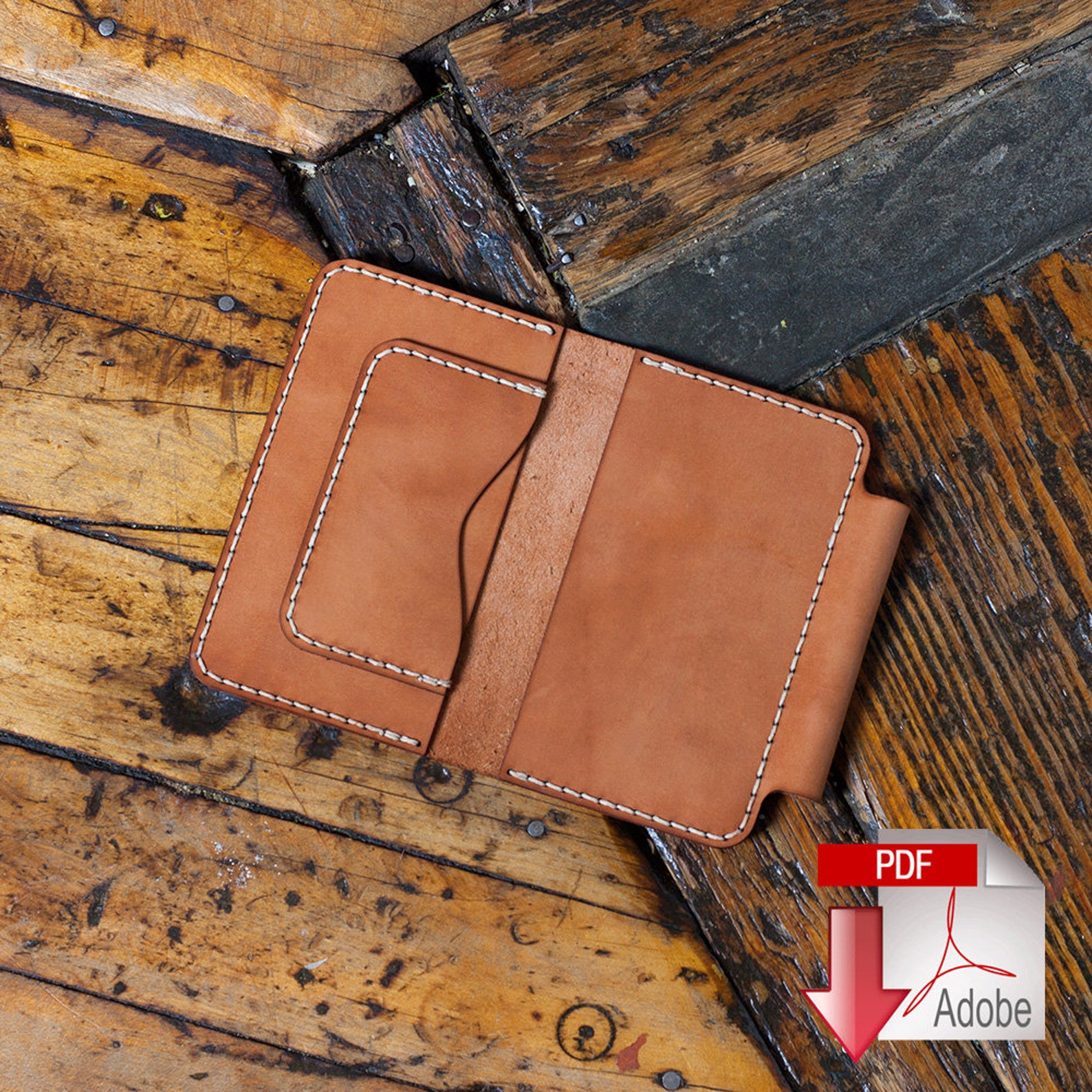 Leather Field Notes Case (full Set) - Digital PDF Template Set - Etsy