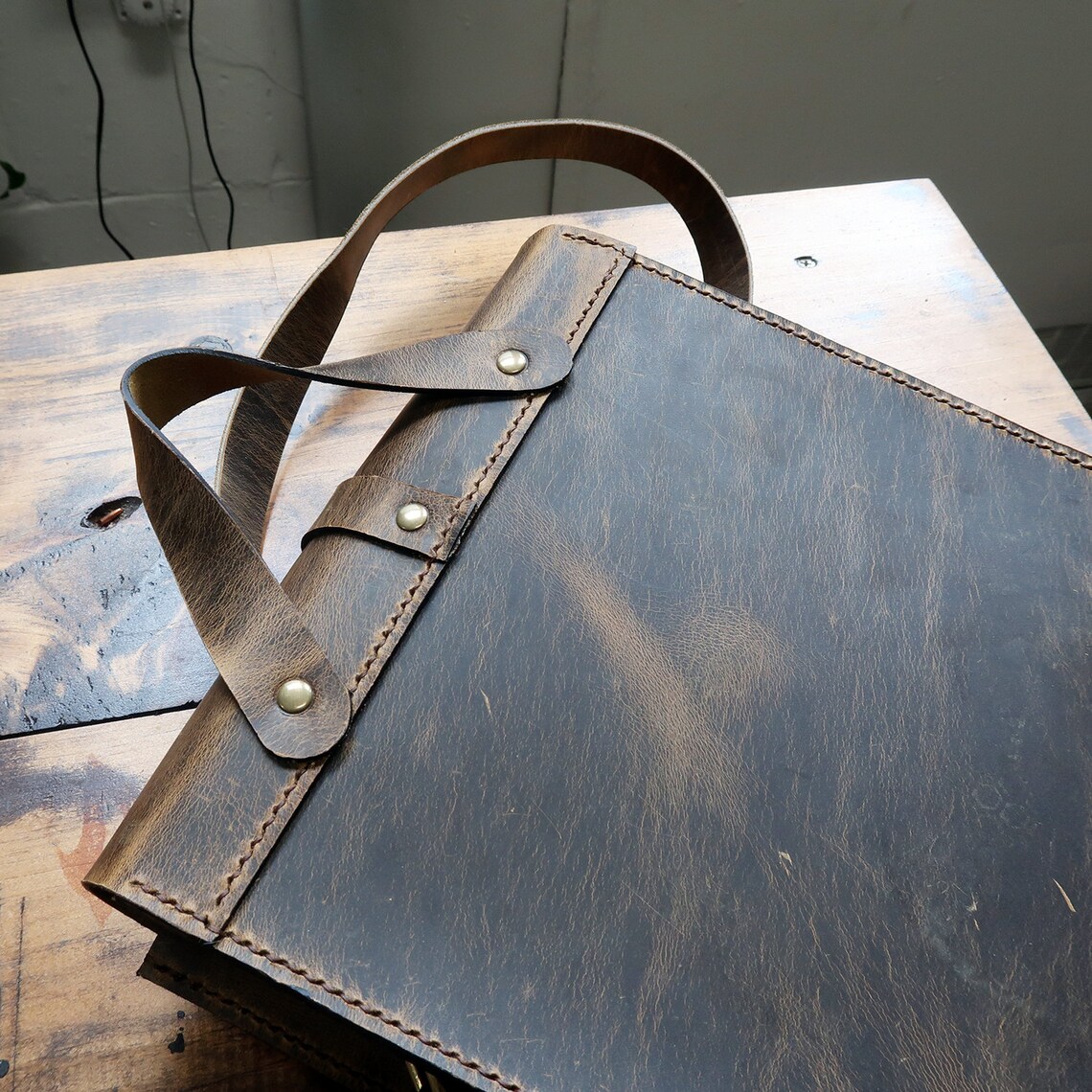 Leather Map Case Satchel Digital Pattern for LASER CUTTING | Etsy