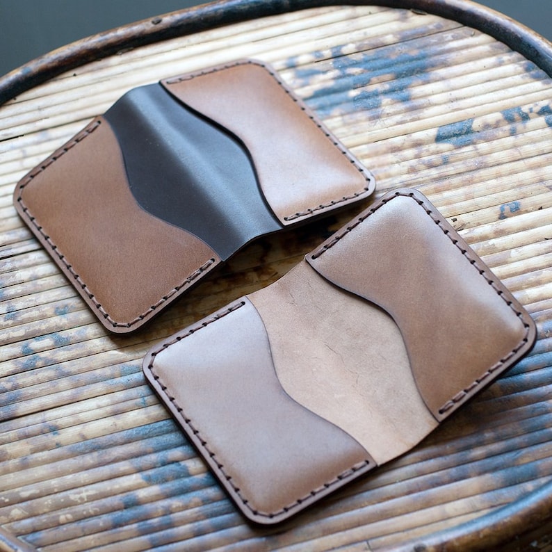 Leather Folded Card Holder Laser Cut Pattern (digital Download) - Etsy