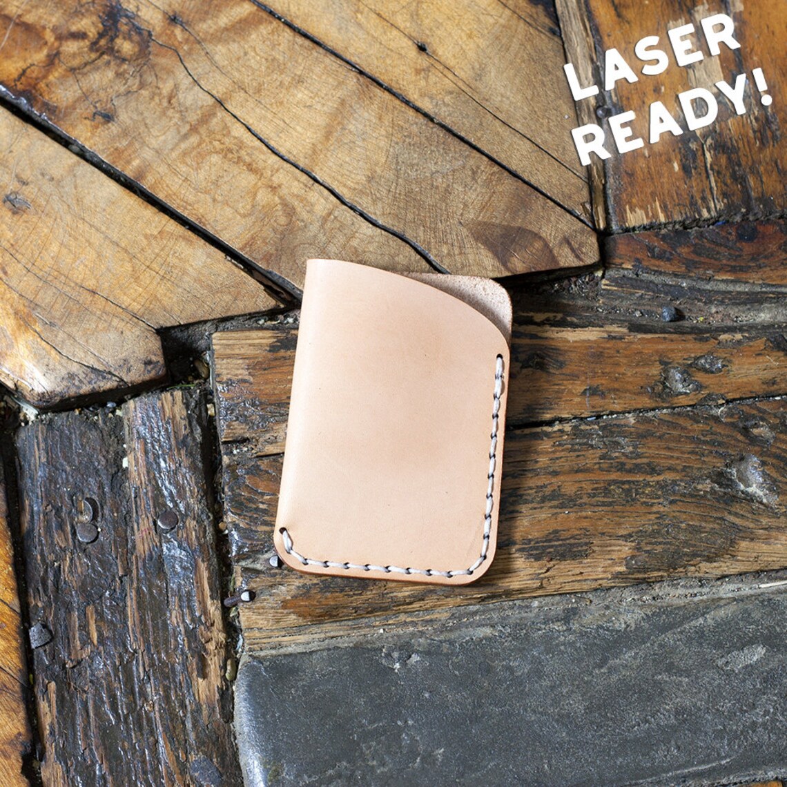 Leather Slim Wallet Digital Pattern for LASER CUTTING - Laser Ready ...