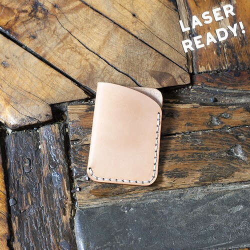 Leather Wrap Wallet Digital Pattern for LASER CUTTING Source - Etsy