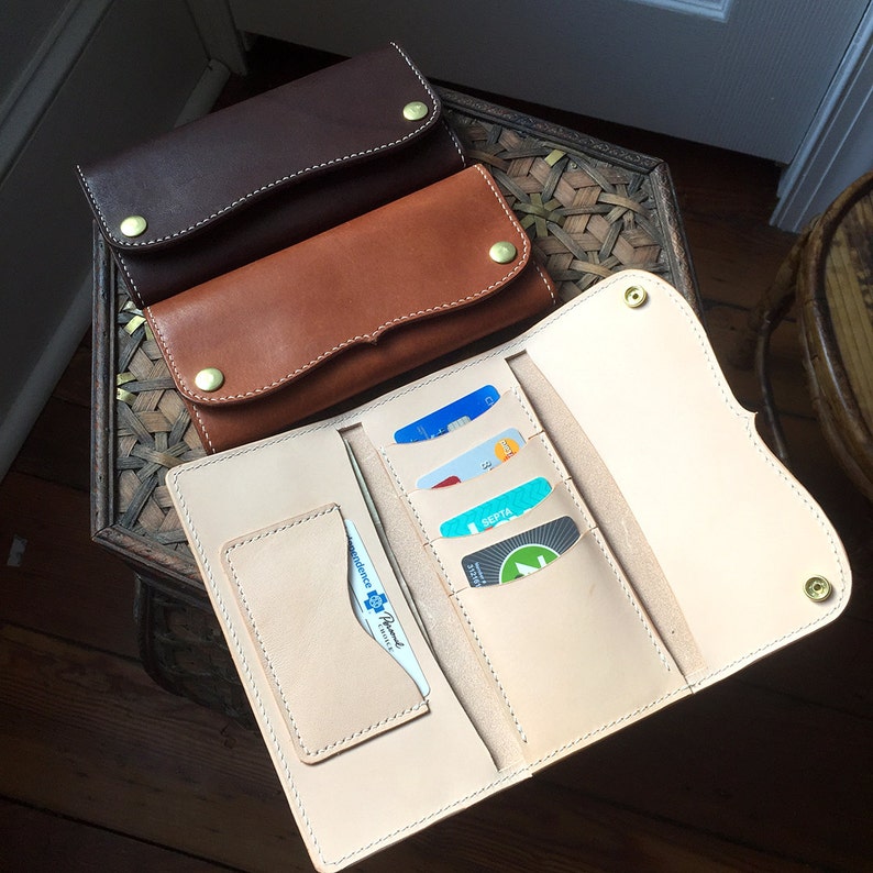 Leather Roper Style Long Wallet Acrylic Template Set - Etsy 日本