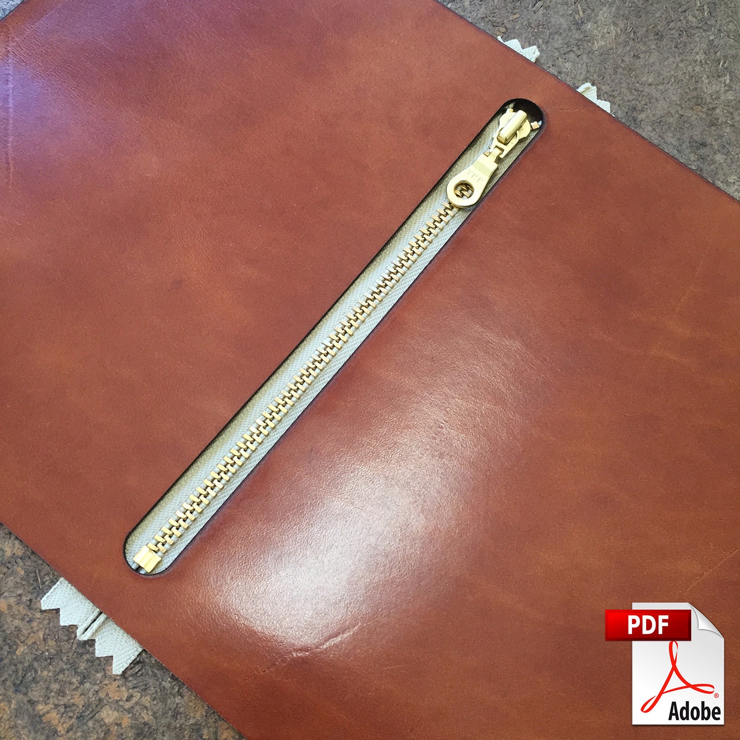 Medium Zipper Pouch Digital PDF Template - Etsy