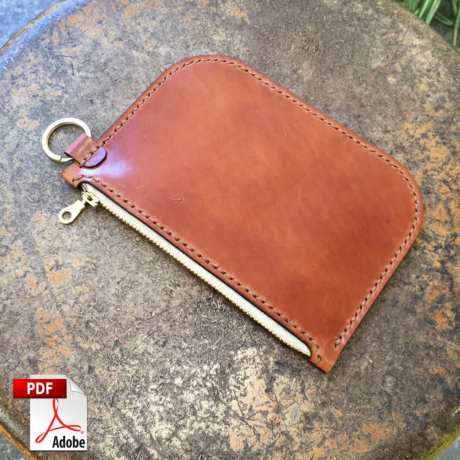 Medium Zipper Pouch Digital PDF Template - Etsy