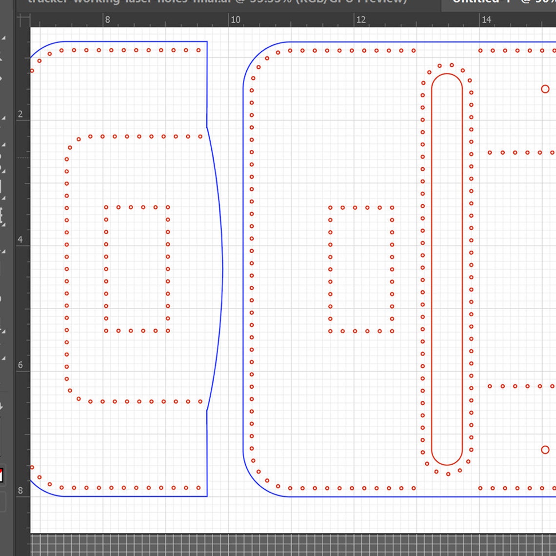 Leather Trucker Wallet Digital Pattern for LASER CUTTING - Source Files ...