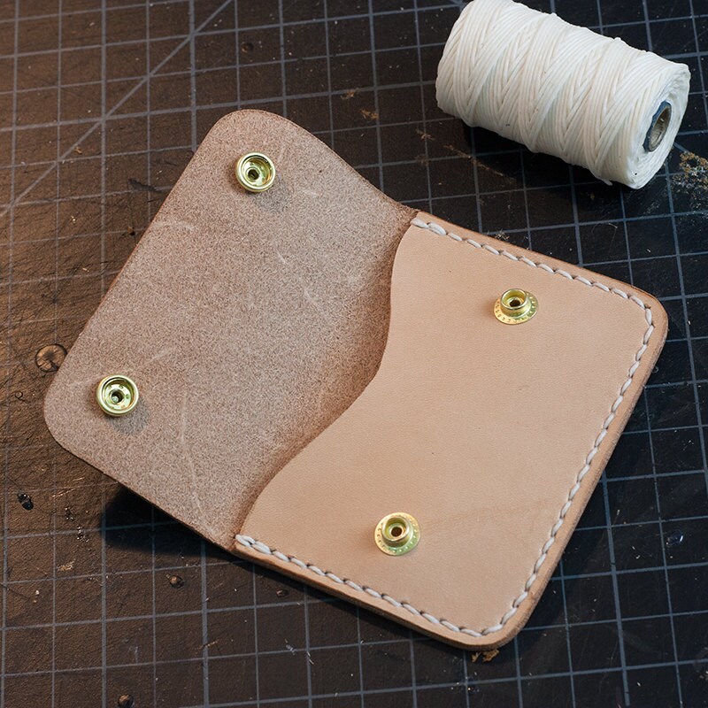 Leather Snap Wallet Acrylic Template Build Along Video - Etsy