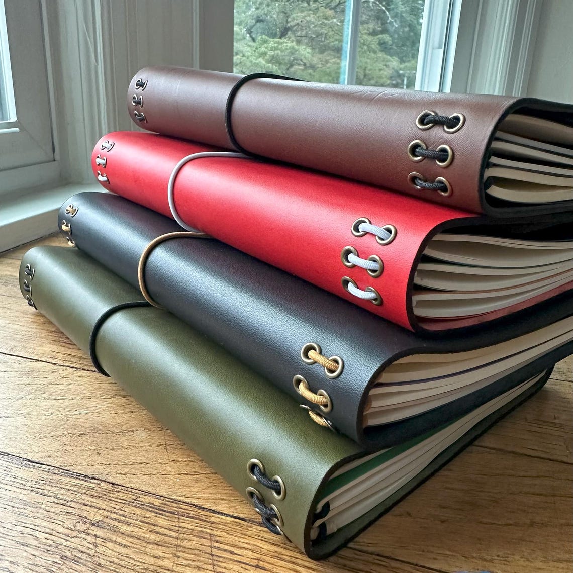 Acrylic Leathercraft Template - A5 Tri-fold Notebook Cover Pattern for ...