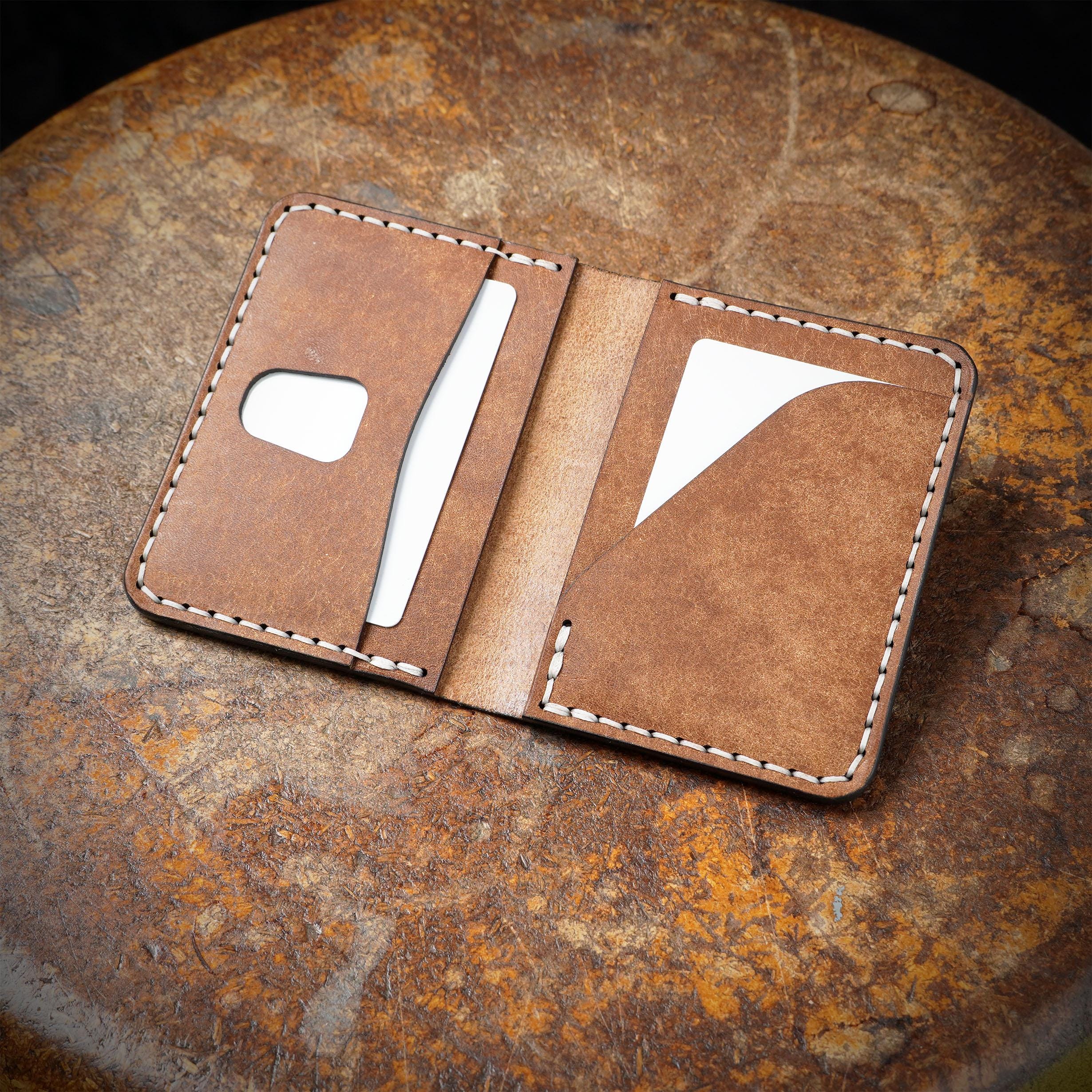 Folded Front Pocket Card Wallet Template Set - Acrylic Leather Template ...