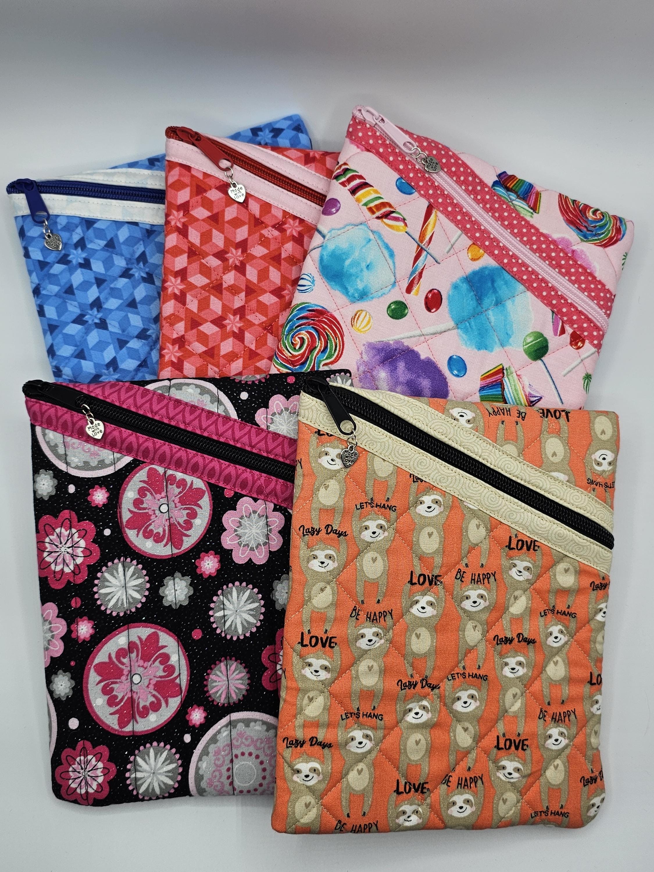 Hemingway Pouch, Quilted Pouch - Various Sizes, Patterns - Handmade ...