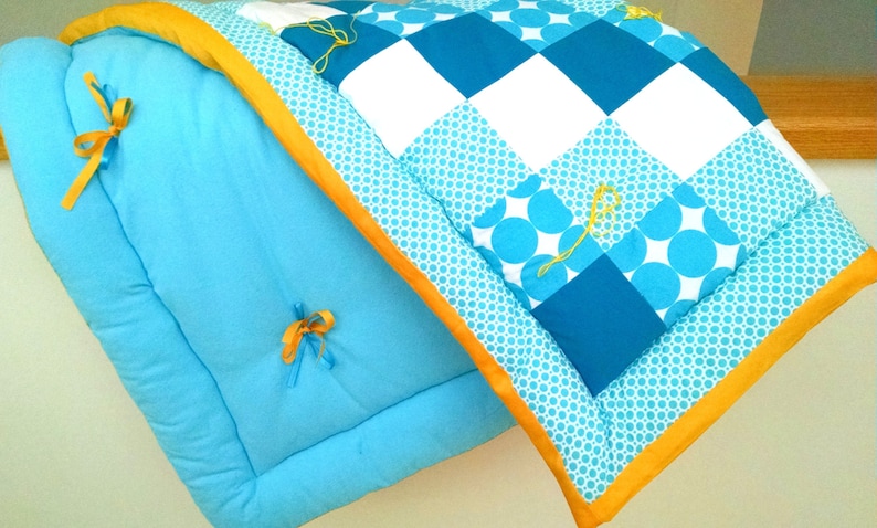 The COZIEST, Easy-to-make Over-stuffed, Tied Baby Quilts - Etsy