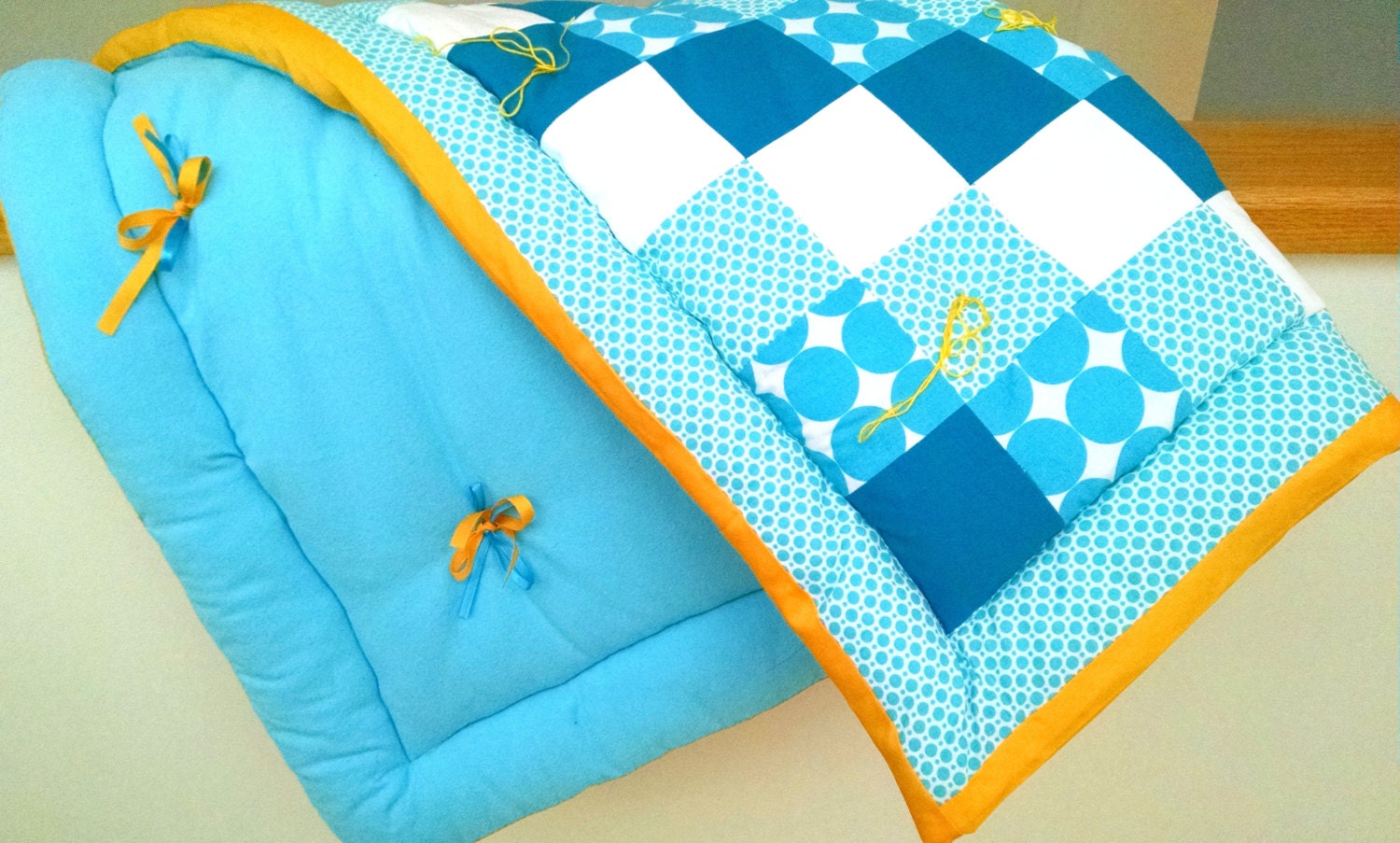 The COZIEST, Easy-to-make Over-stuffed, Tied Baby Quilts - Etsy