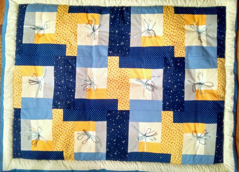 The COZIEST, Easy-to-make Over-stuffed, Tied Baby Quilts - Etsy